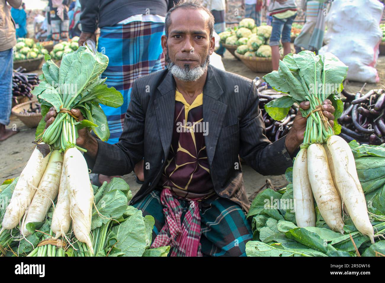 Village Vegetable Market Stock Photo - Alamy