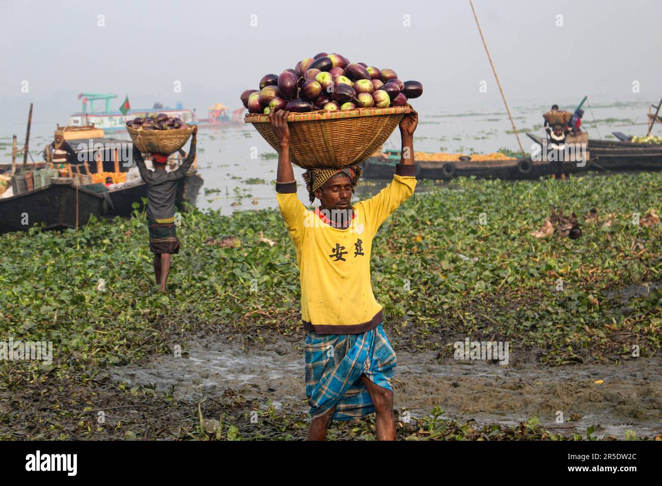 Village Vegetable Market Stock Photo - Alamy