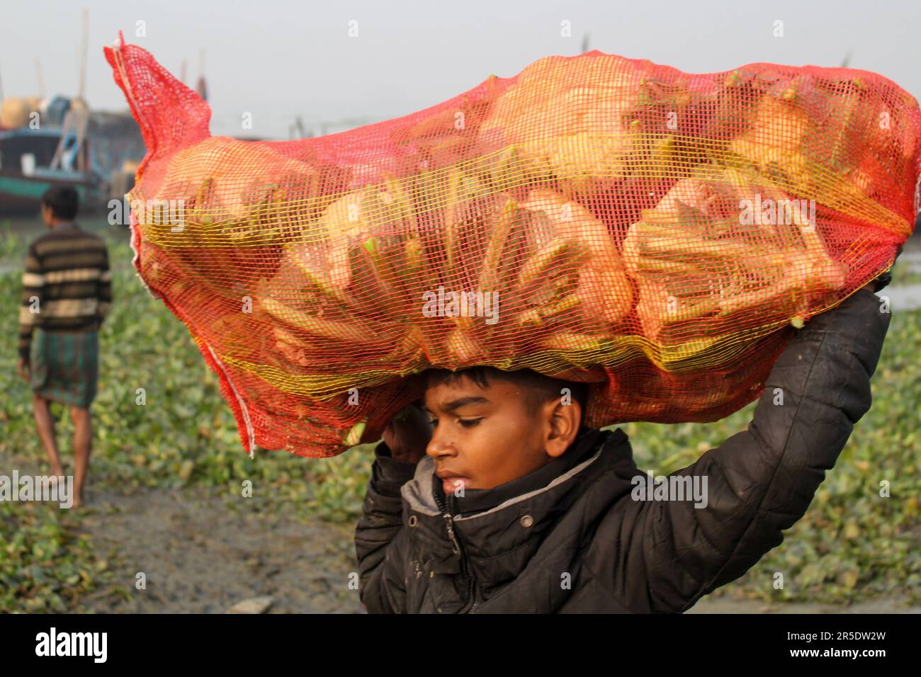 Village Vegetable Market Stock Photo - Alamy
