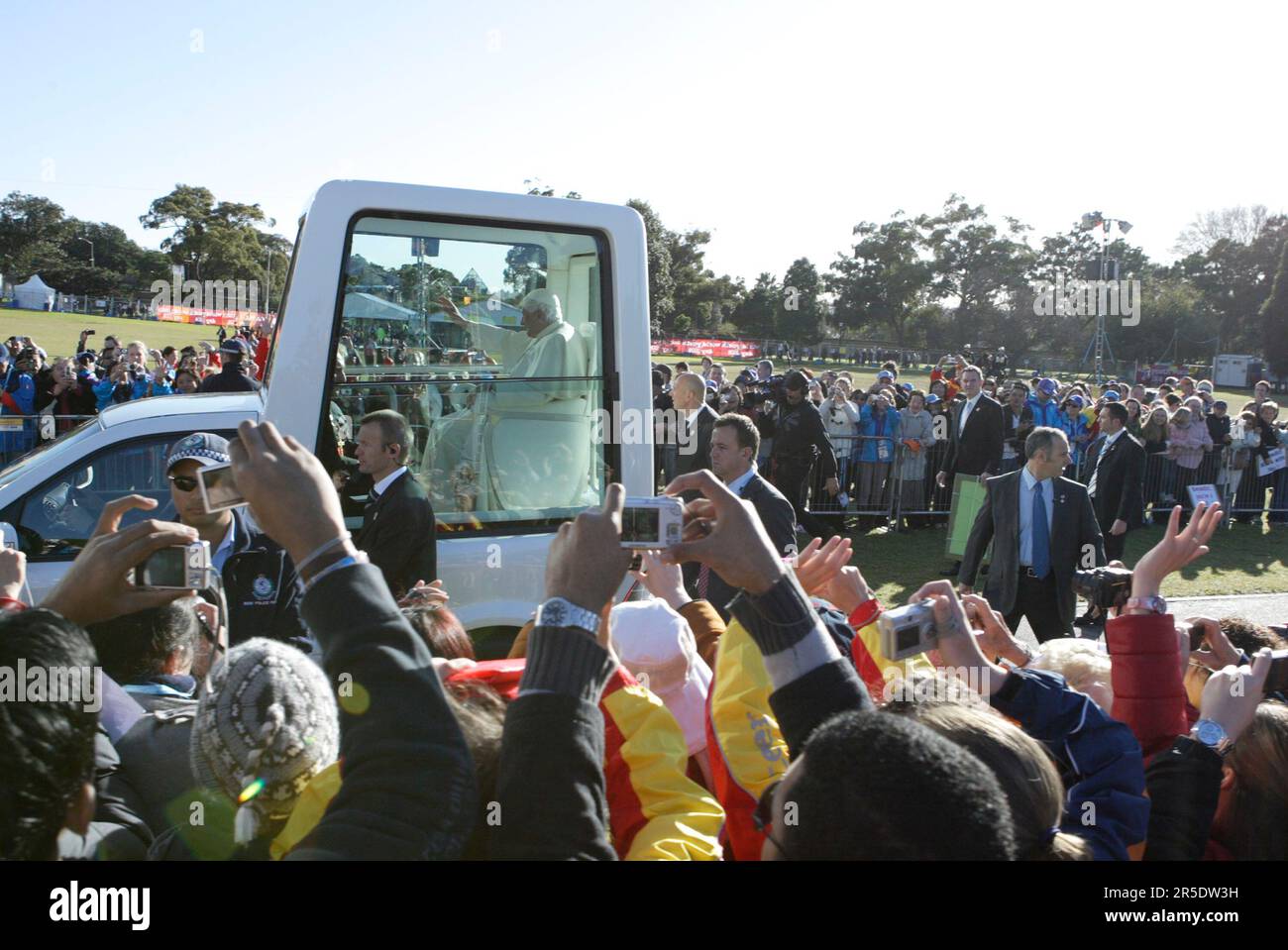 Before returning to the Vatican, Pope Benedict XVI conducts a brief ...
