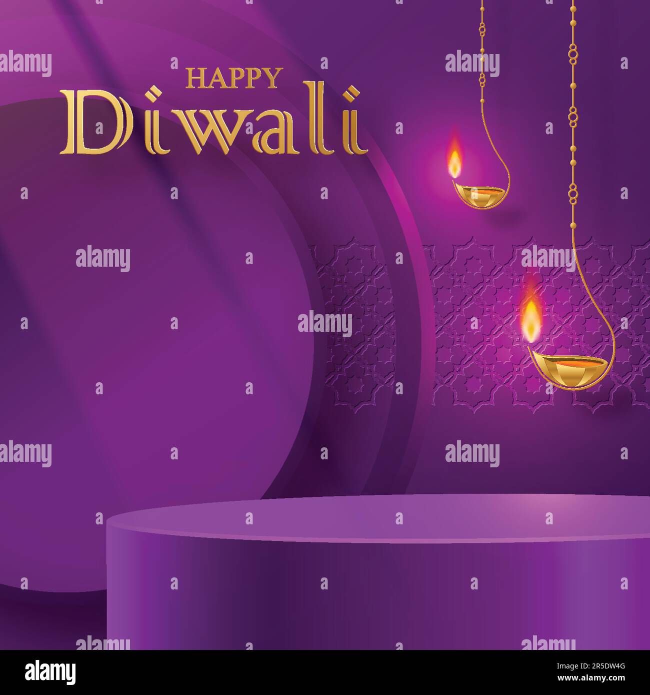 3d Podium round stage style, for Diwali, Deepavali or Dipavali, the ...