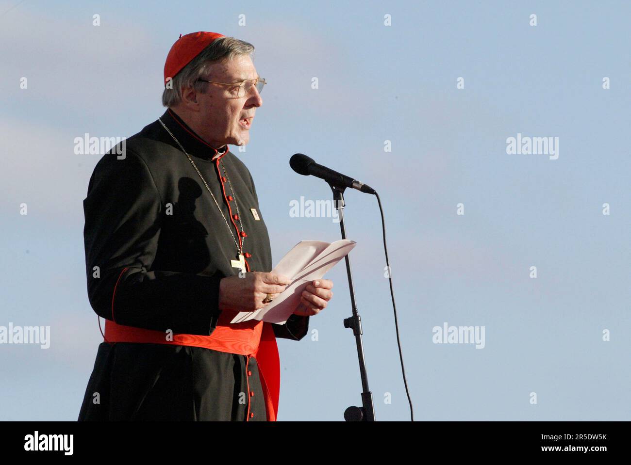 Pope Benedict XVI with Cardinal George Pell, Archbishop of Sydney Pope ...