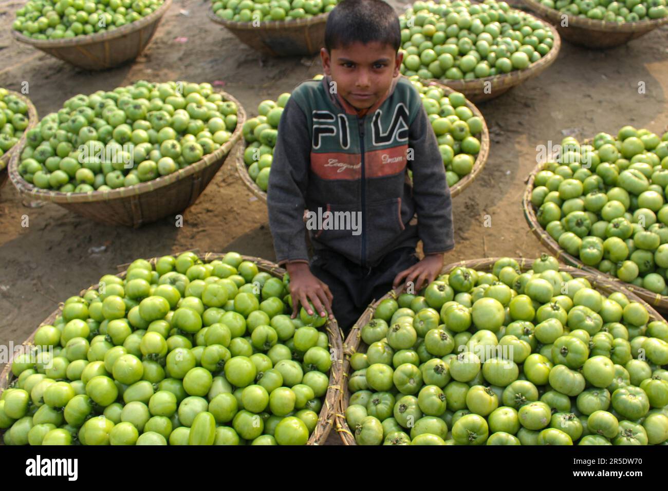 Village Vegetable Market Stock Photo - Alamy