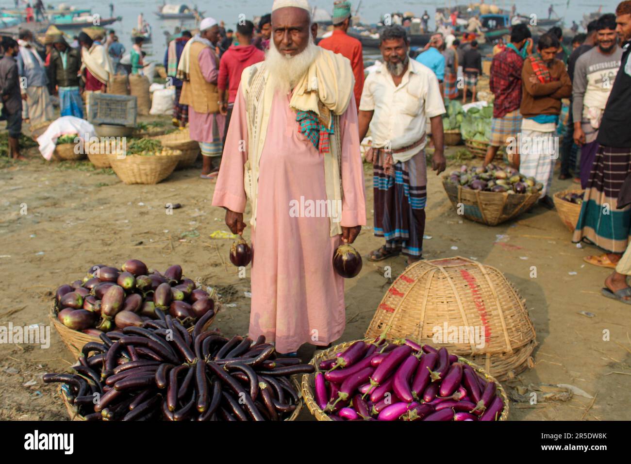 Village Vegetable Market Stock Photo - Alamy