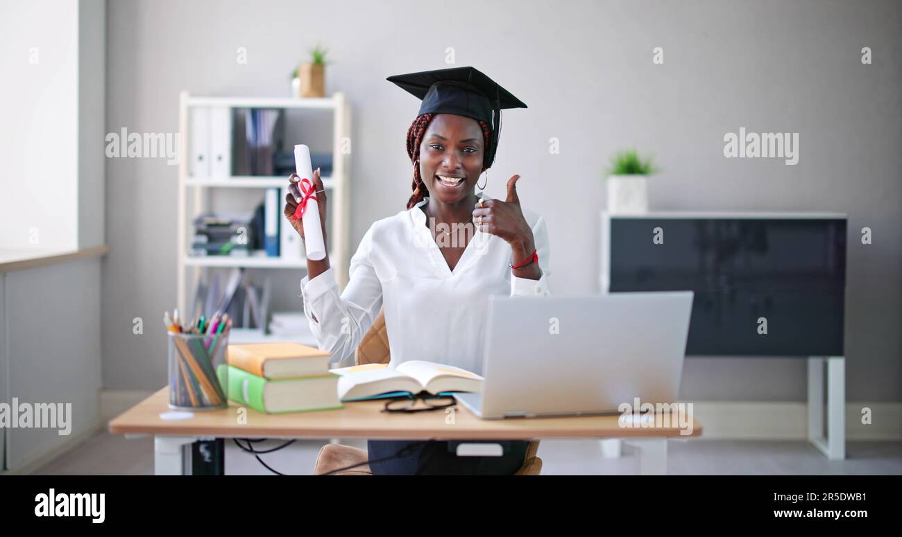 Online University Home Technology. Modern Bachelor with Computer Stock ...