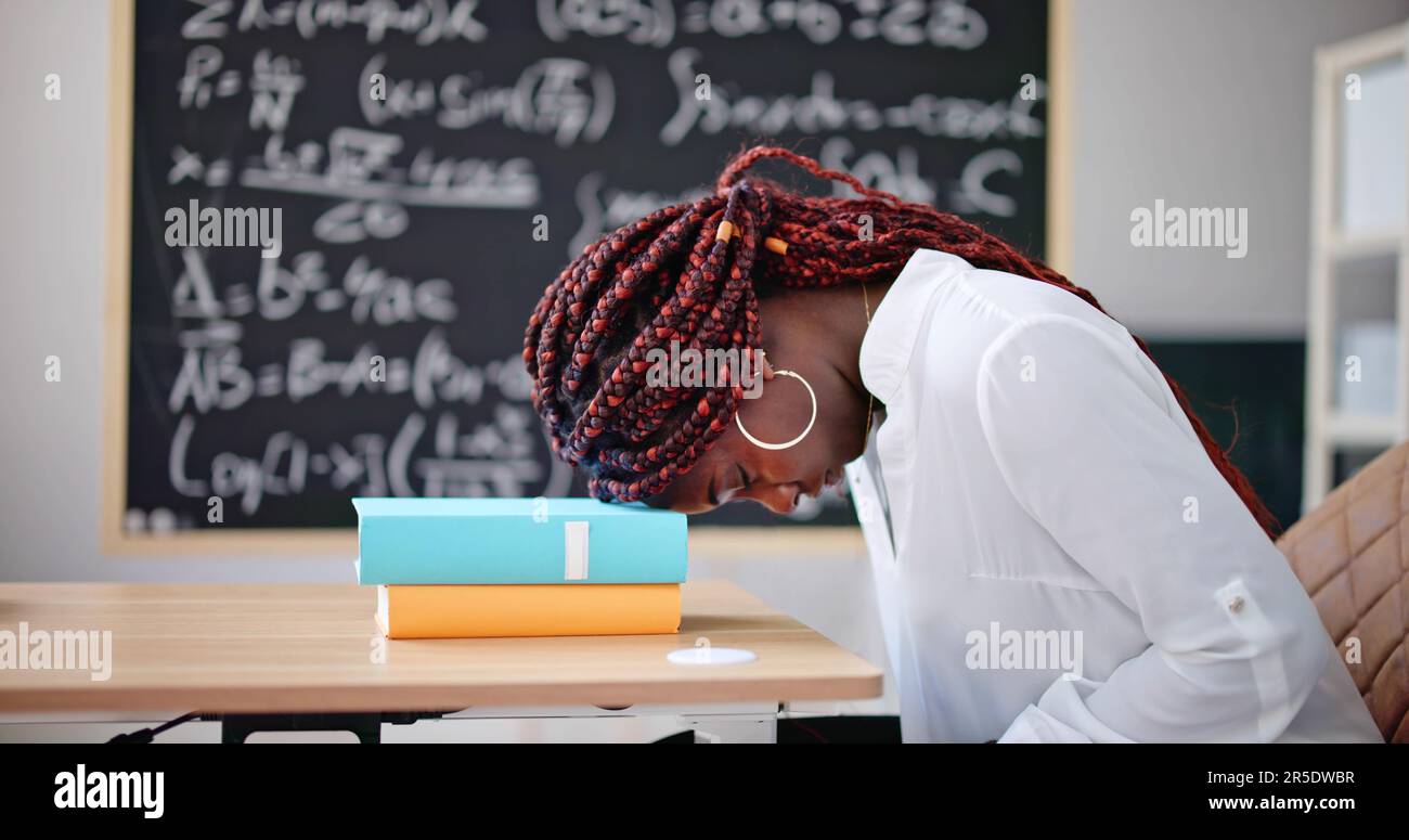 Sad student math hi-res stock photography and images - Alamy