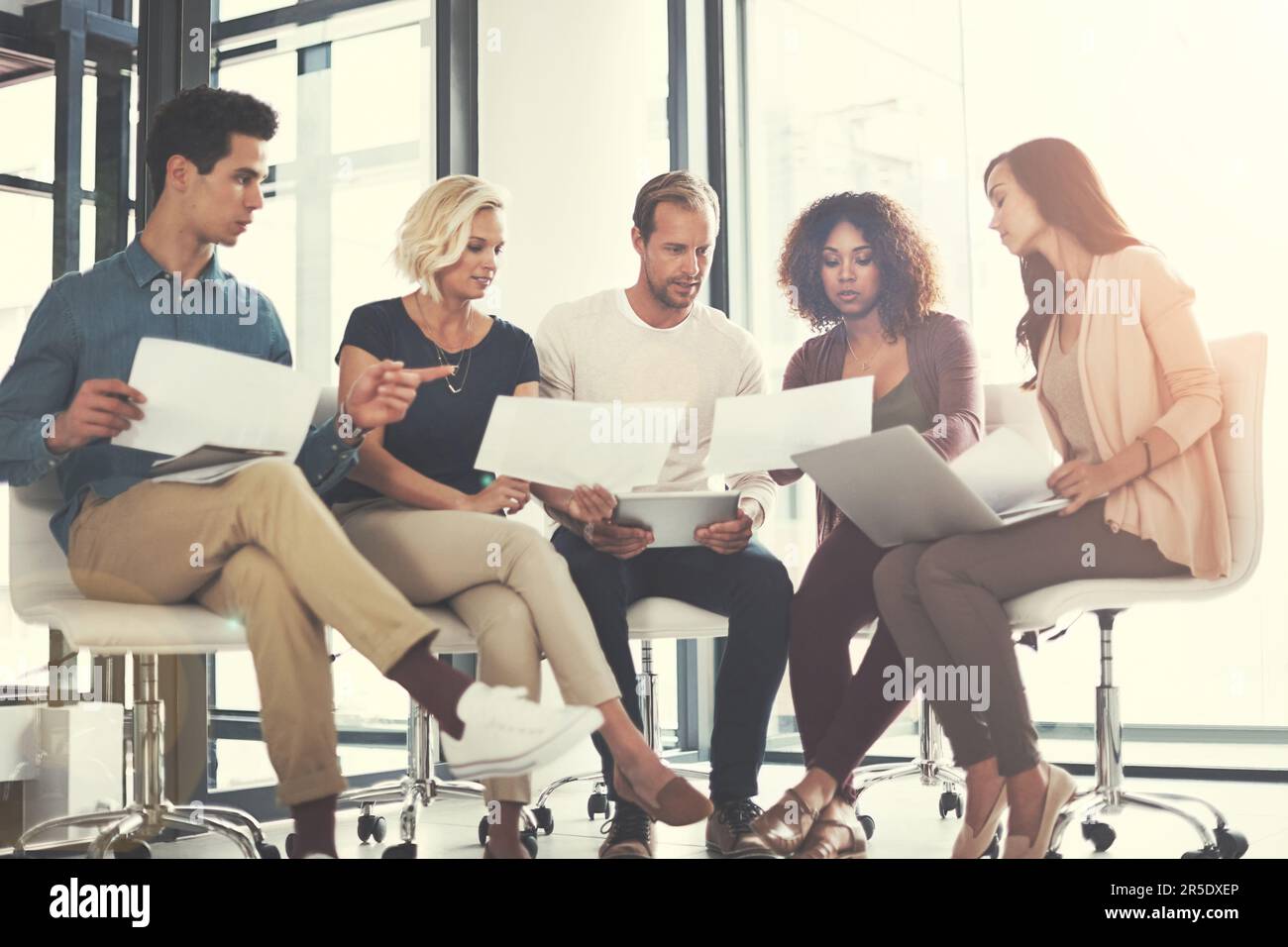 Thorough planning is a key step towards success. a team of designers ...