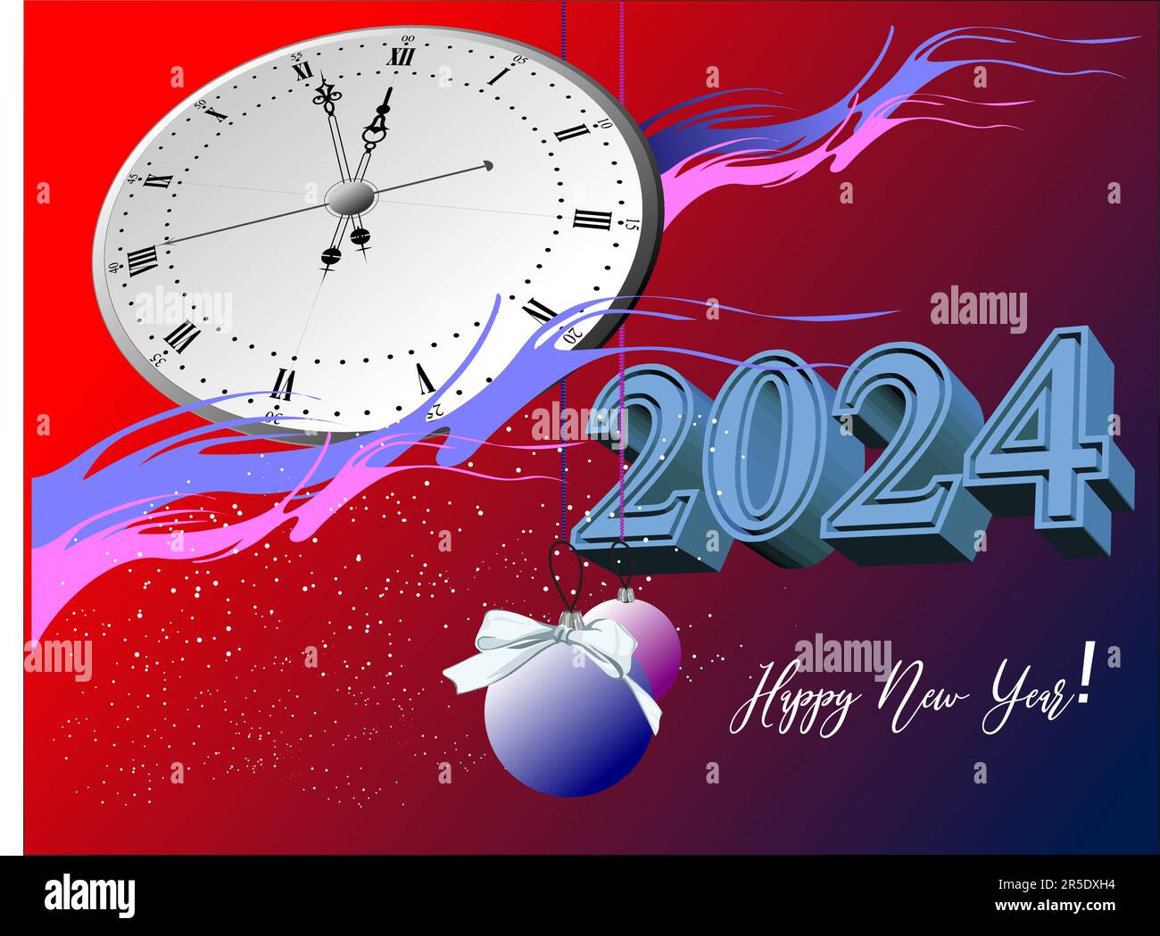 2024 3d gold vectors hi-res stock photography and images - Alamy