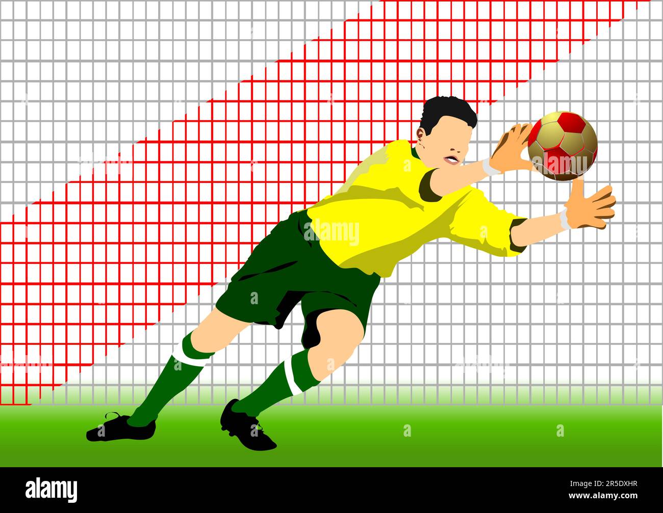 Soccer Goalie Drawing