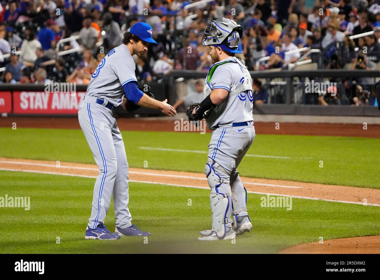 FLUSHING, NY - JUNE 02: Toronto Blue Jays Pitcher Jordan Romano (68 ...