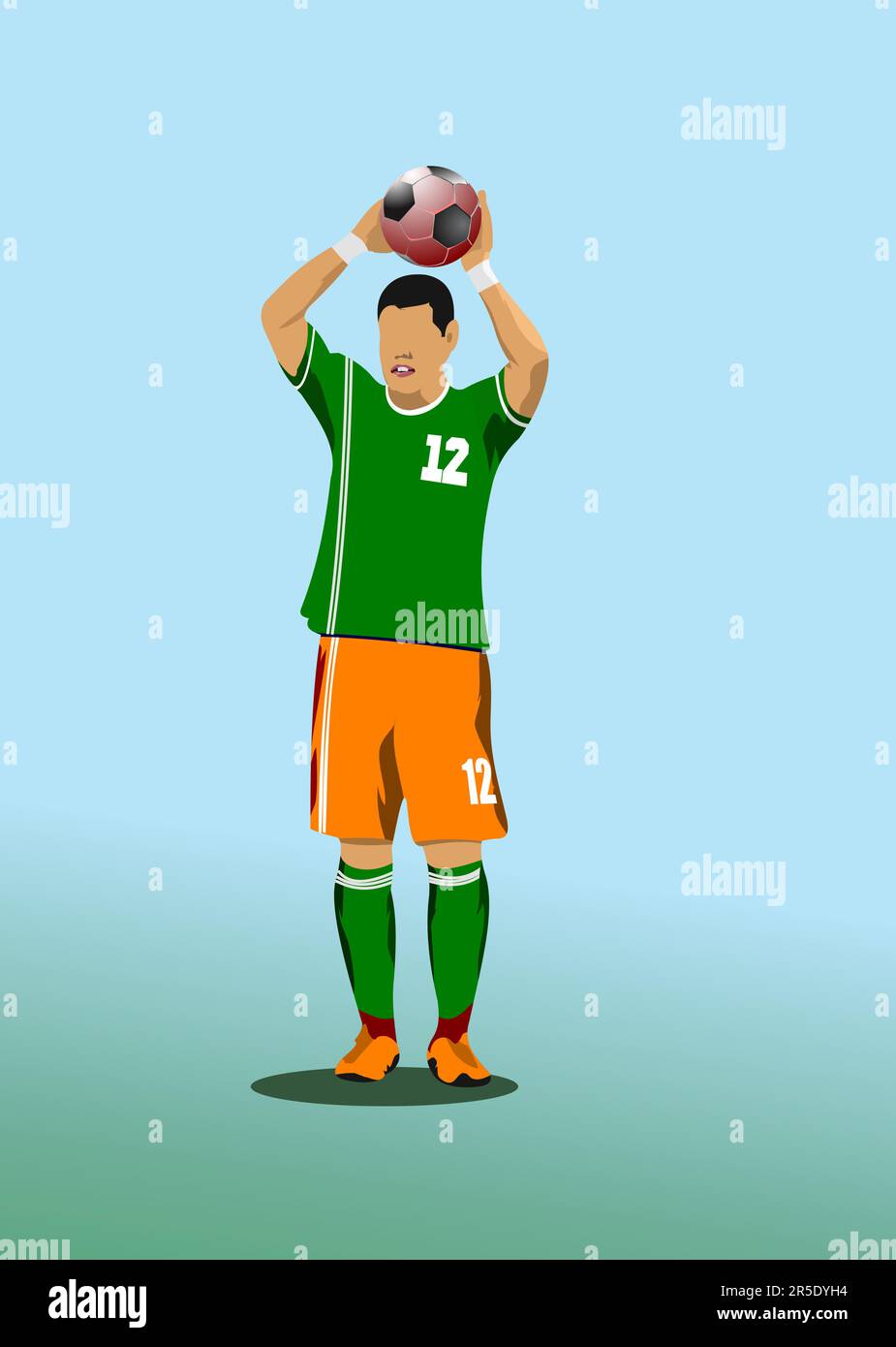 Preparing to throw Stock Vector Images - Alamy