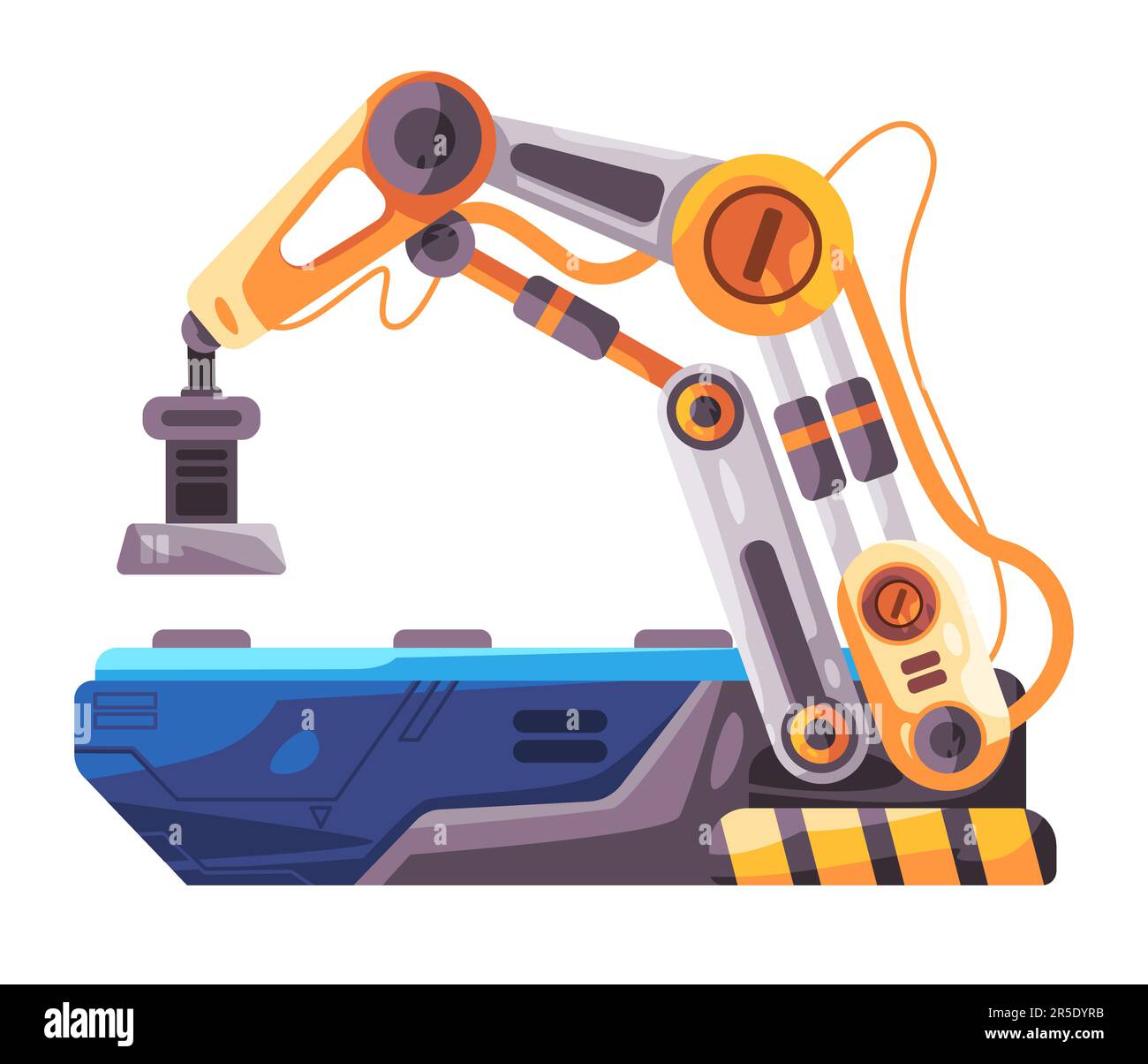 Mechanical articulated robotic hand robot arm automatic machinery ... Mechanical articulated robotic hand robot arm automatic machinery ...