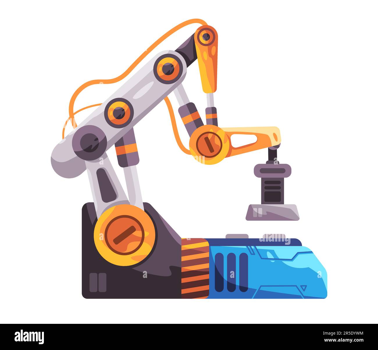 machinery factory production line illustration robotic arm mechanical ... machinery factory production line illustration robotic arm mechanical ...