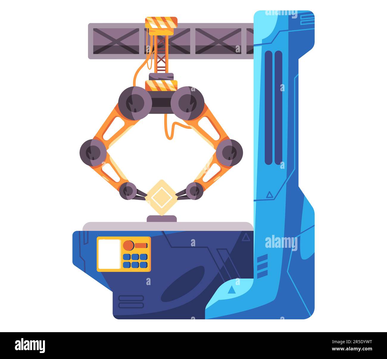 Hanging robotic arm mechanical articulated hand robot automatic ... Hanging robotic arm mechanical articulated hand robot automatic ...