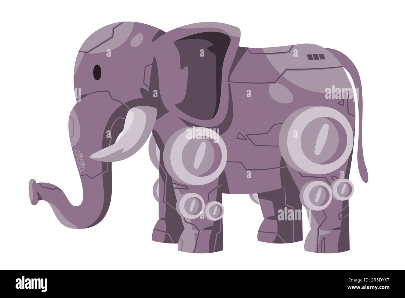 Elephant automaton Stock Vector Images - Alamy