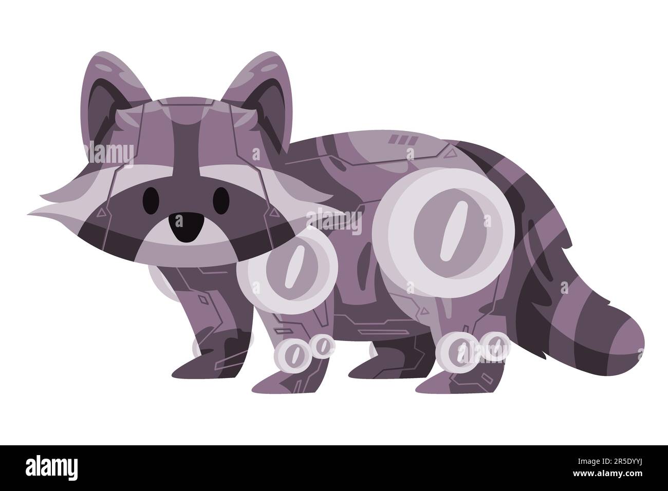 Raccoon robot toys animal robotic creature machine futuristic cyborg ...