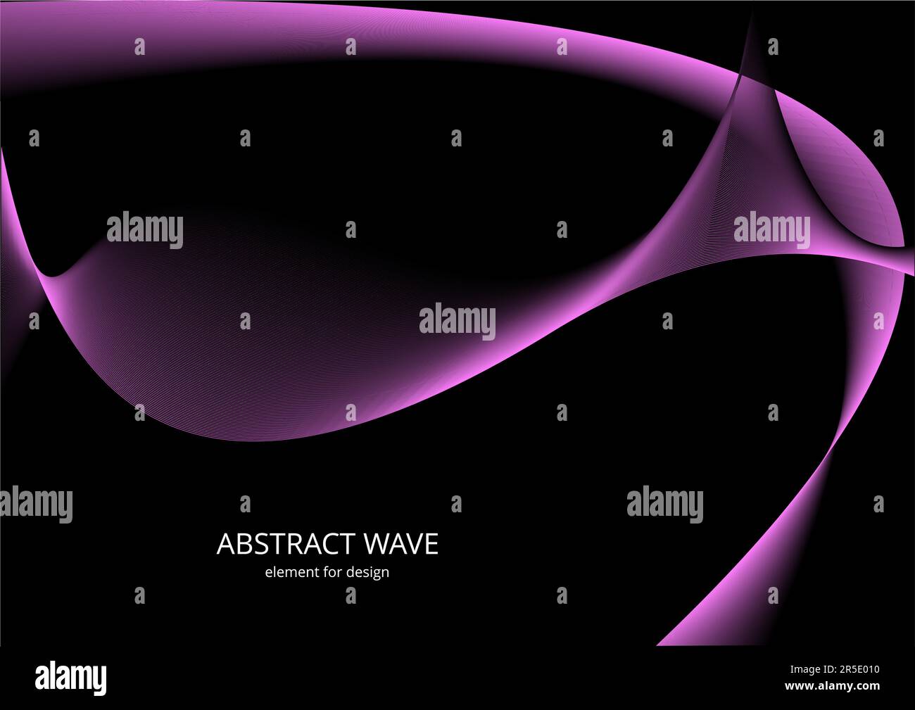 Abstract wave background. Color Vector 3d illustration Stock Vector ...
