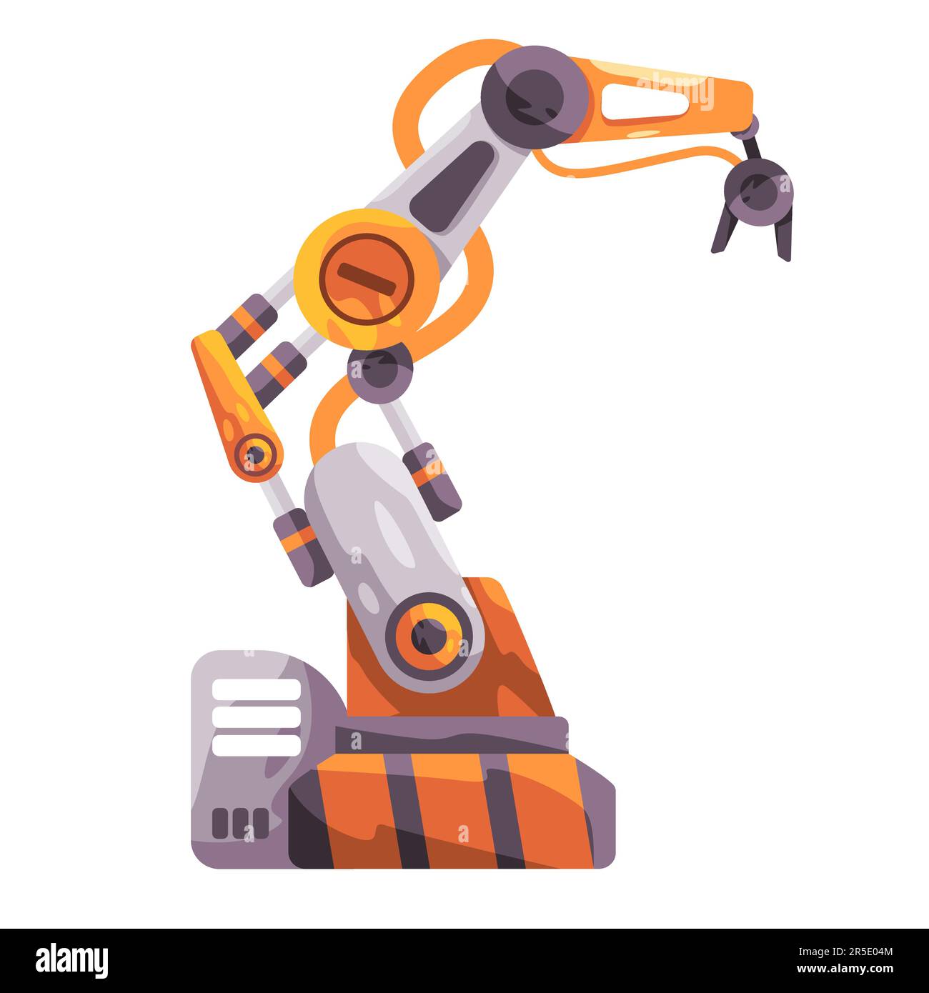 Claw robot arm technology industrial automatic machine movement modern ...