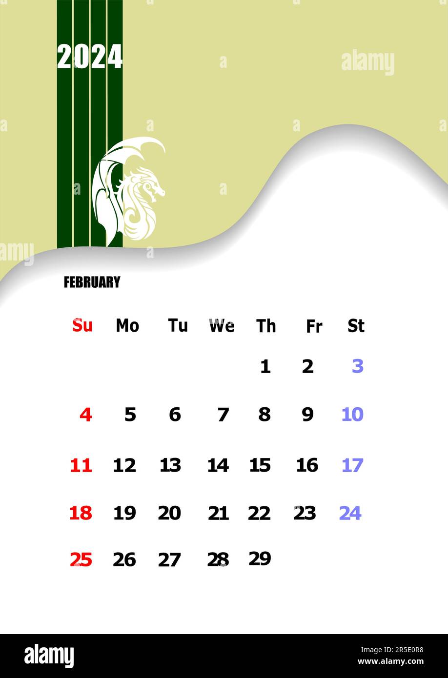 2024 calendar months 3d hi-res stock photography and images - Alamy