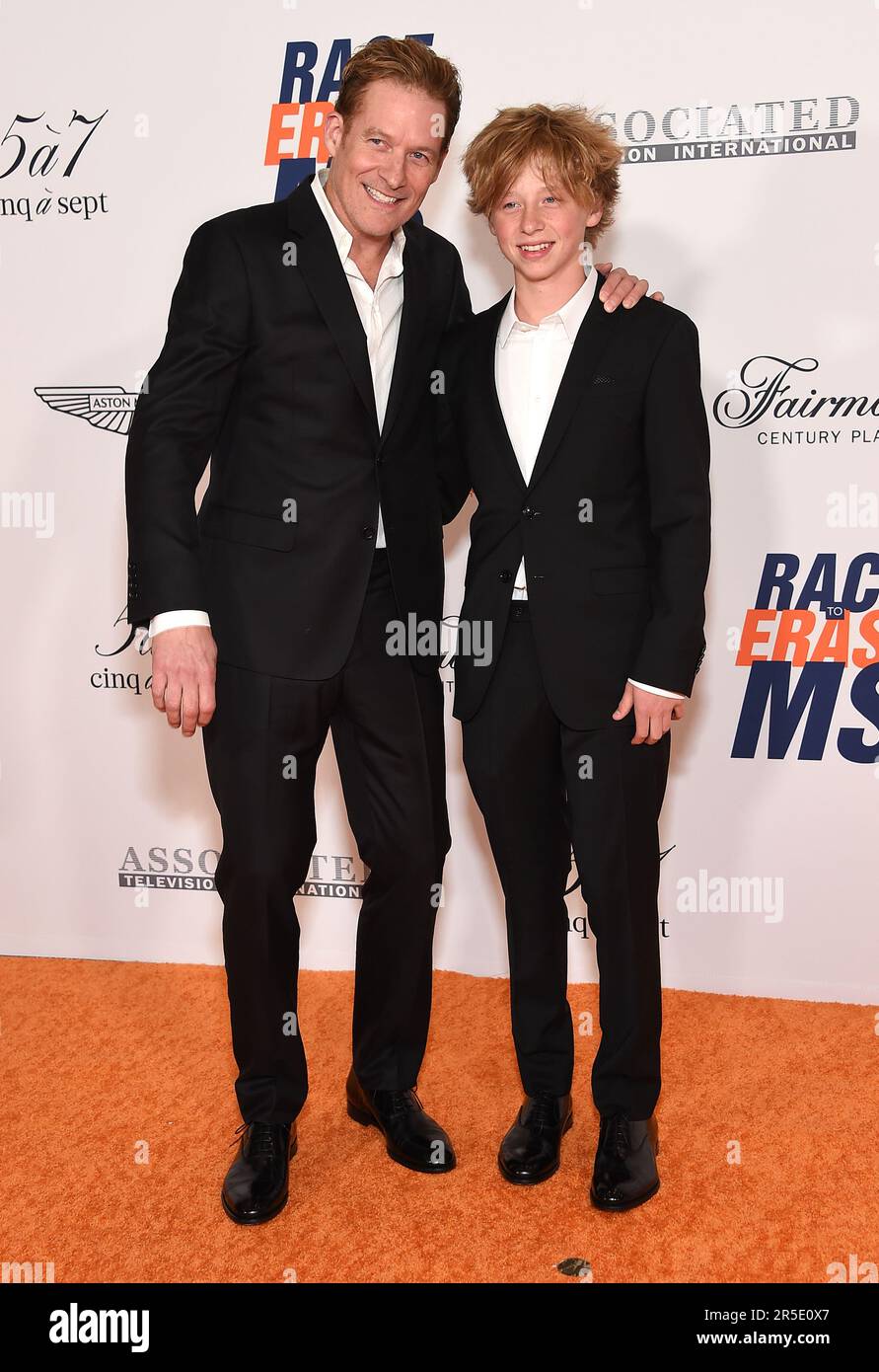 Century City, USA. 02nd June, 2023. James Tupper and Atlas Tupper ...