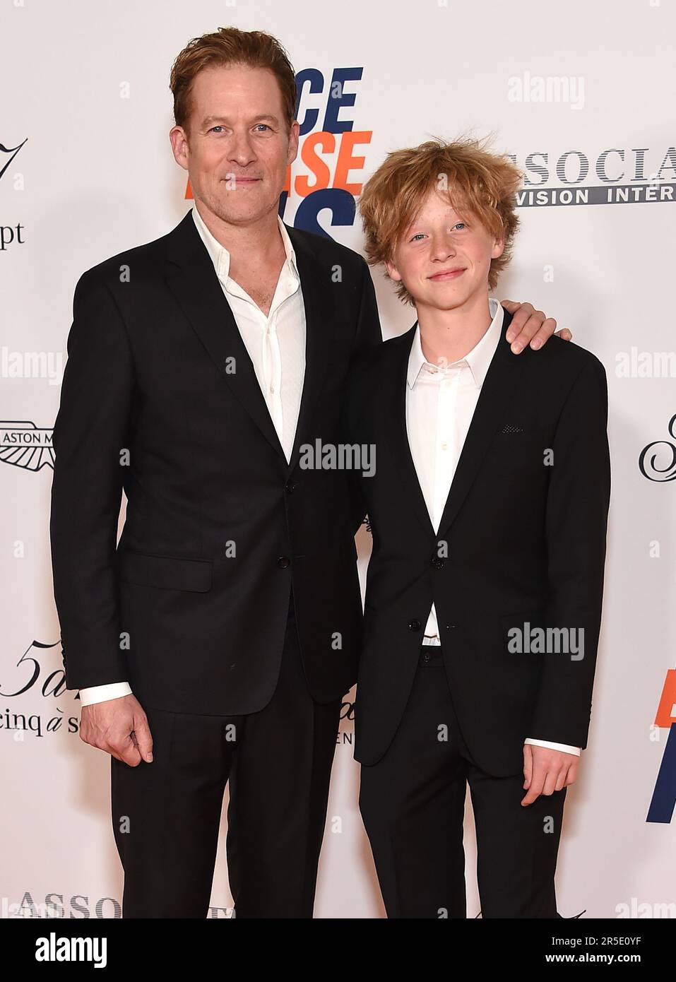 Century City, USA. 02nd June, 2023. James Tupper and Atlas Tupper ...