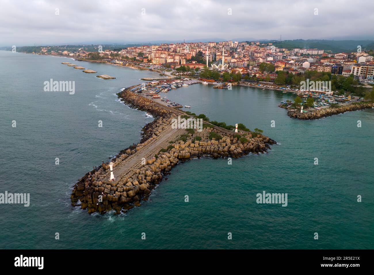 Akcakoca Town coastal view in Duzce Province Stock Photo - Alamy