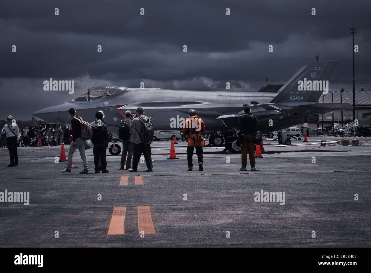 An F-35A Lightning II from the 355th Fighter Squadron, Eilson, Alaska ...