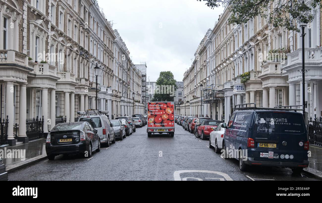 LONDON, UK - JUNE 21st, 2021: Tesco supermarket home delivery van ...