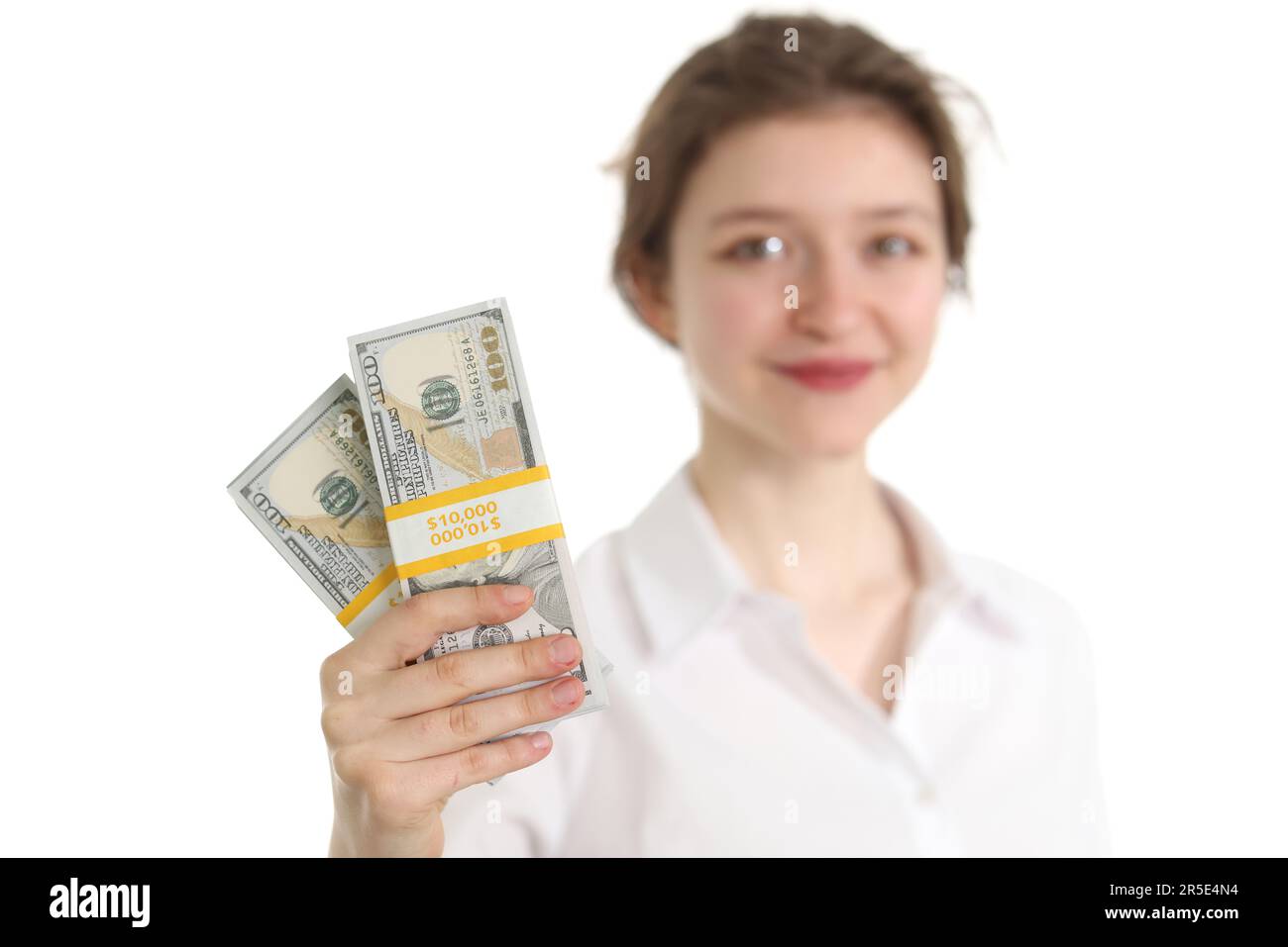 Female bank employee hi-res stock photography and images - Alamy