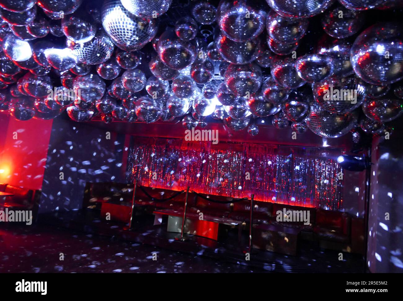 West Hollywood, California, USA 1st June 2023 Disco Balls Studio 54 ...
