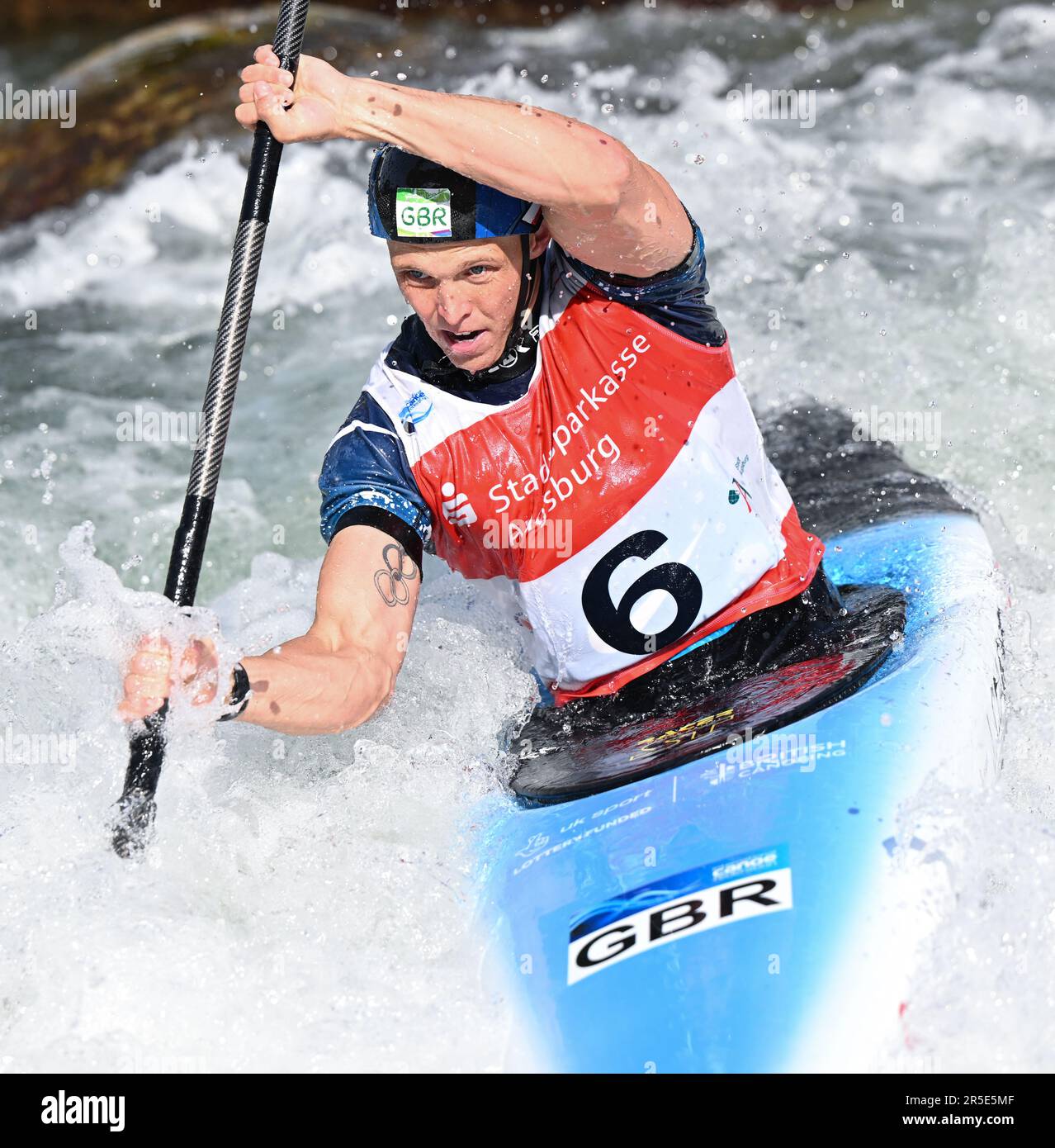 Augsburg, Germany. 02nd June, 2023. Canoe/Slalom: World Cup, Kayak ...