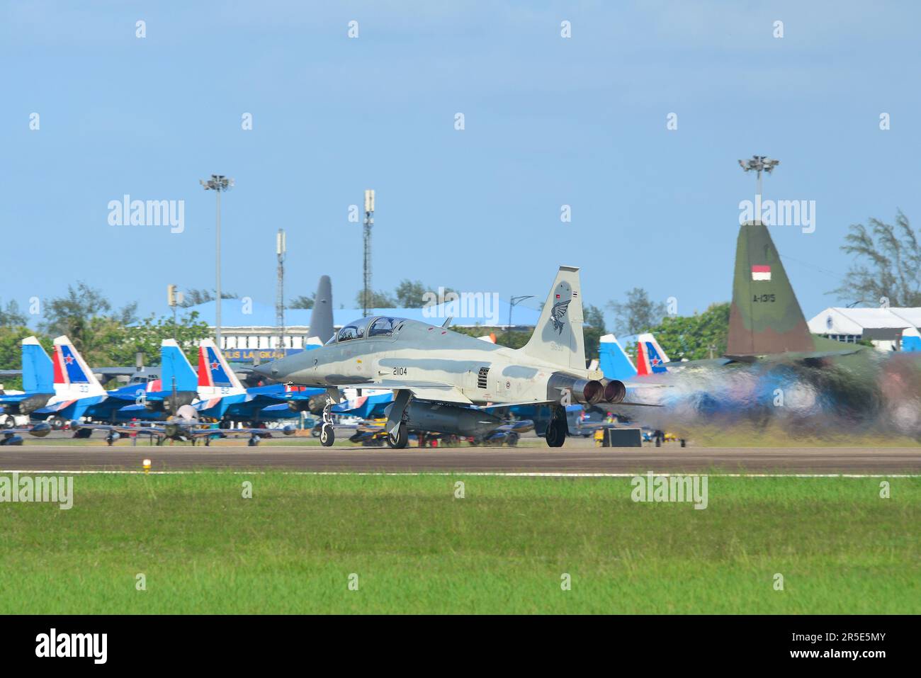 Langkawi, Malaysia - May 28, 2023. A Northrop F-5 Tiger II of Royal ...