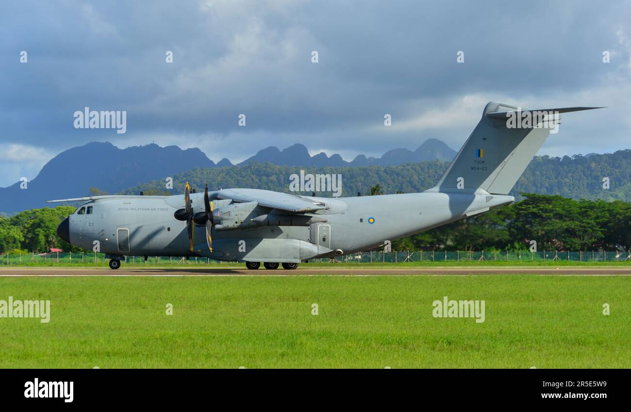 Langkawi, Malaysia - May 28, 2023. Royal Malaysian Air Force (RMAF ...
