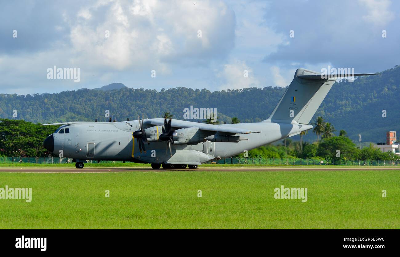 Langkawi, Malaysia - May 28, 2023. Royal Malaysian Air Force (RMAF ...