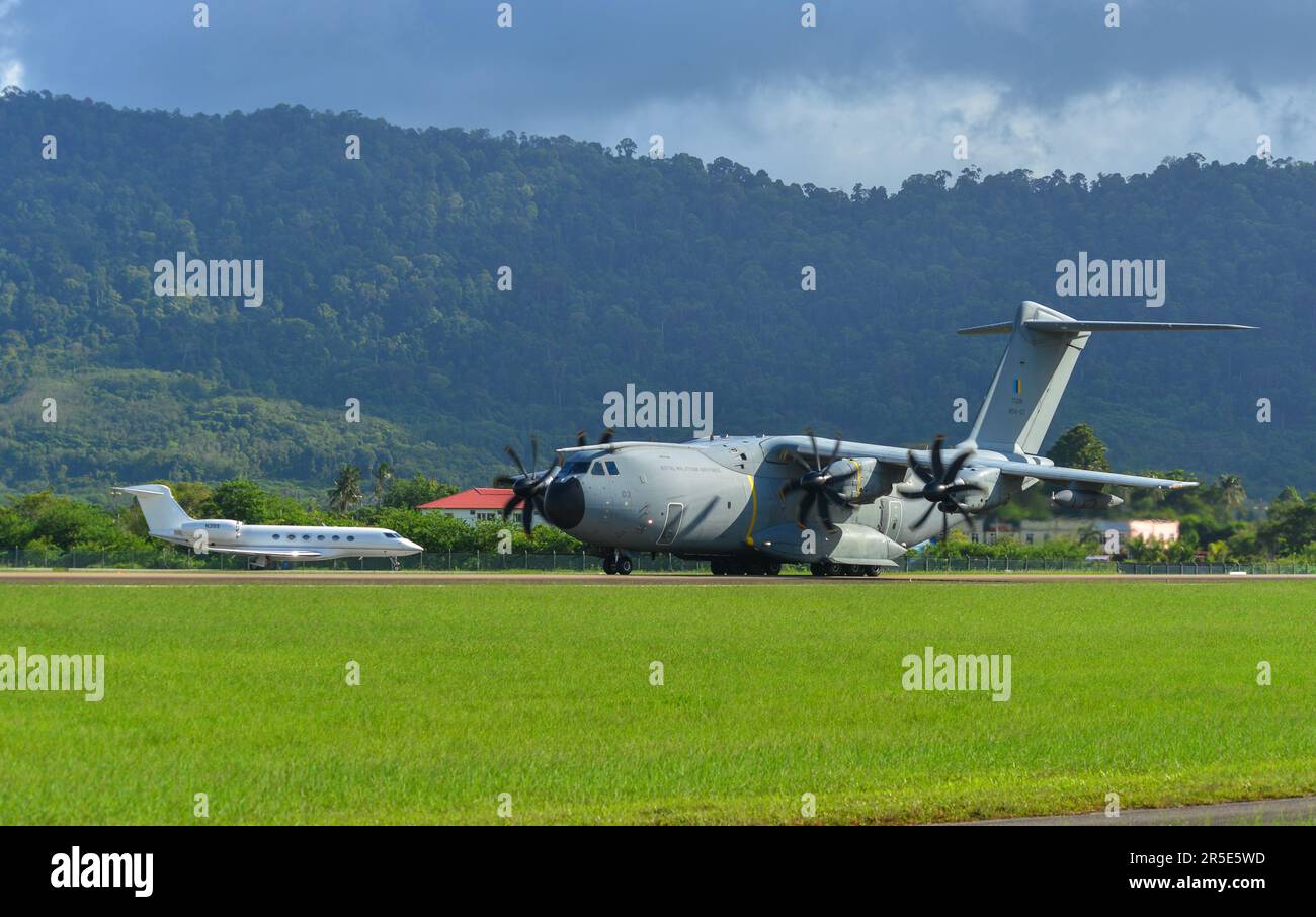 Langkawi, Malaysia - May 28, 2023. Royal Malaysian Air Force (RMAF ...