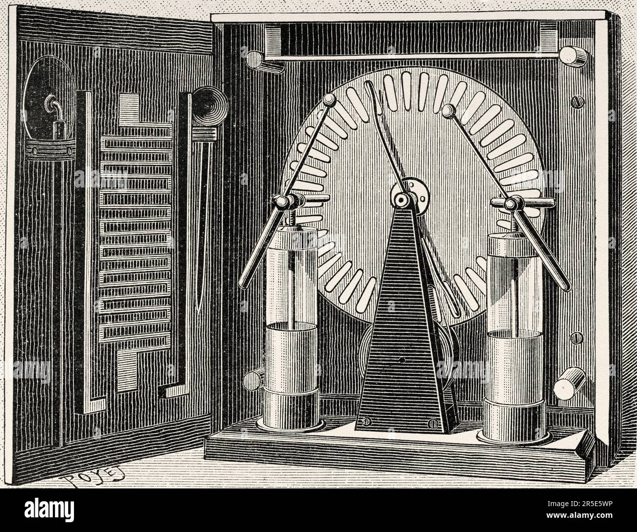 The Wimshurst machine is an electrostatic generator, a machine for ...