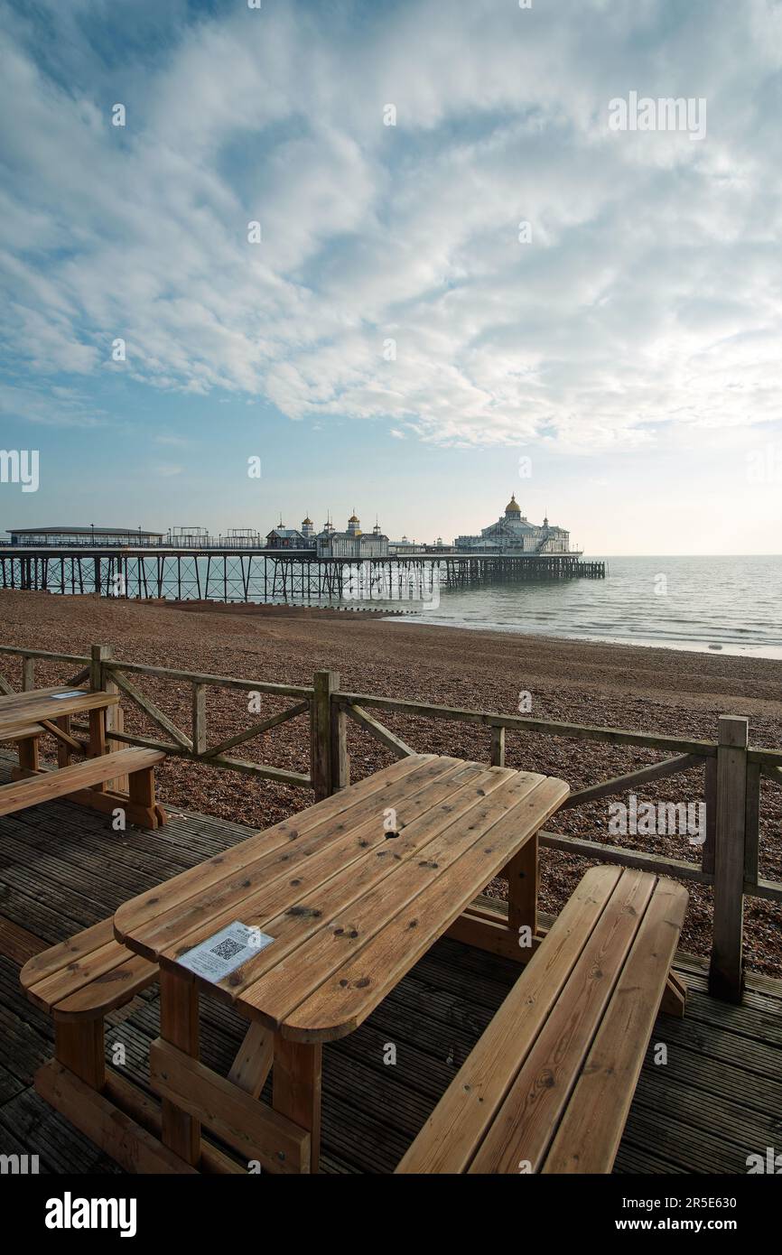 Eastbourne pier and seafront Stock Photo - Alamy