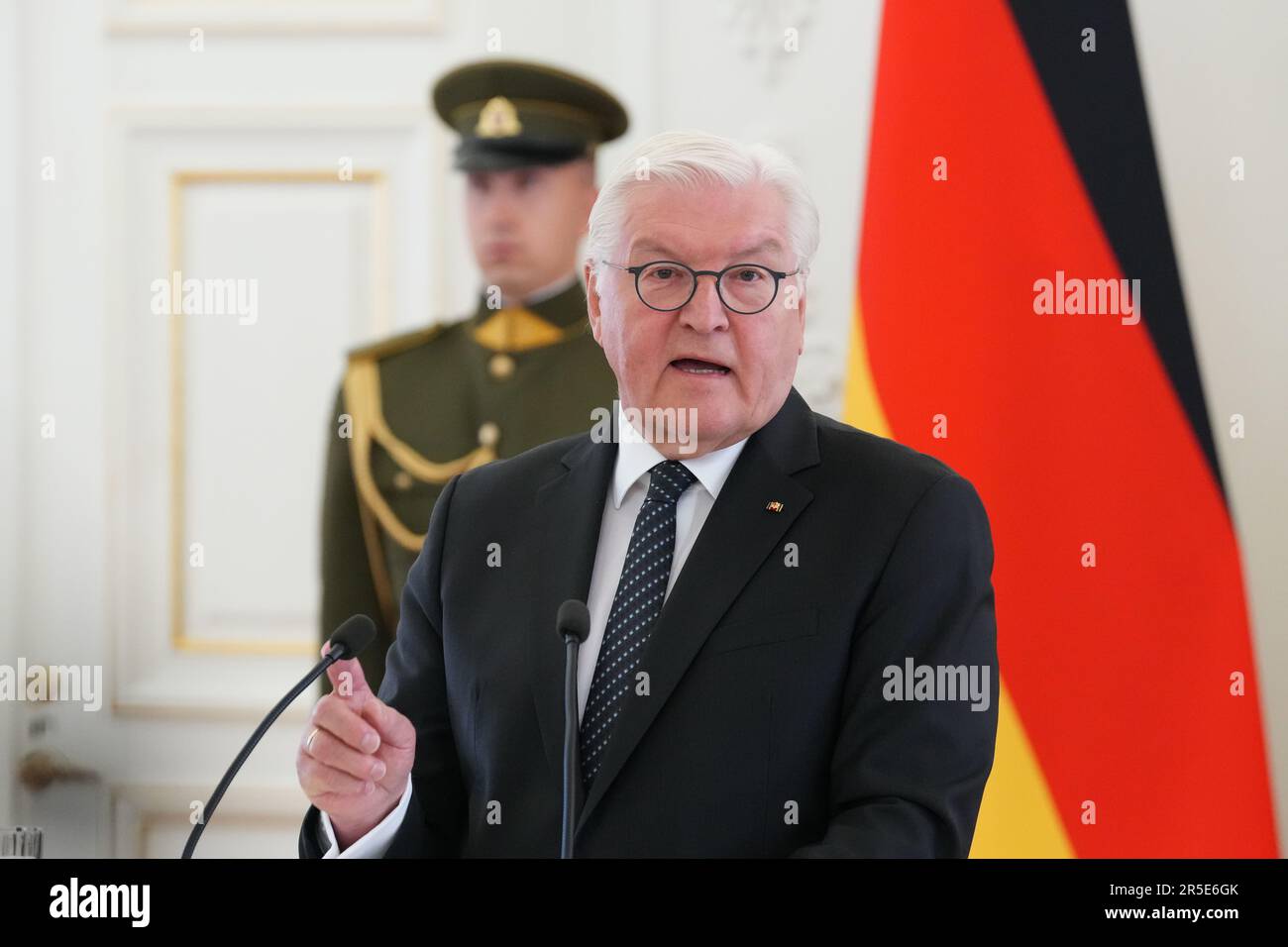 Vilnius, Lithuania. 30th May, 2023. German President Frank-Walter ...