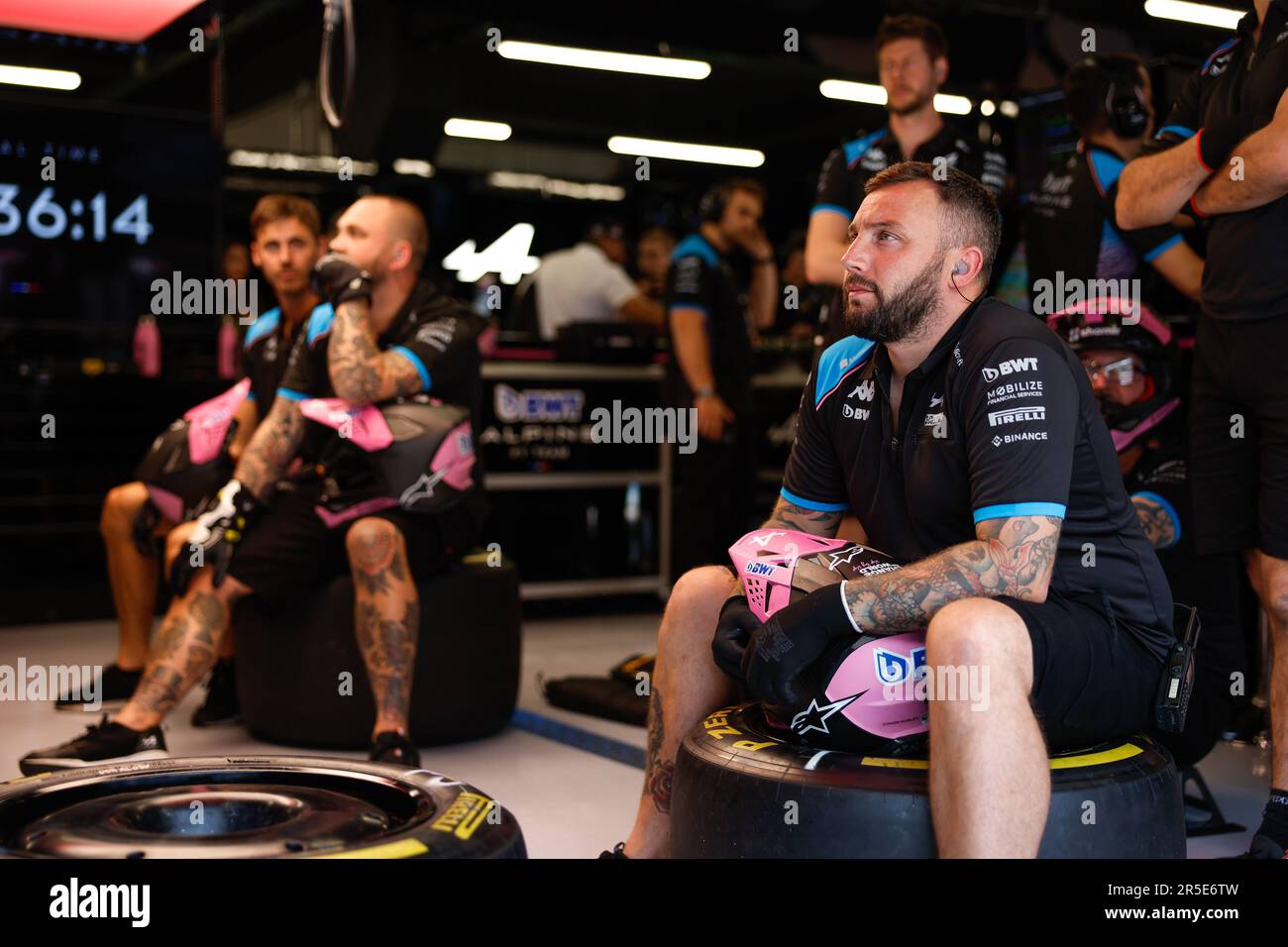 Alpine f1 mechanics hi-res stock photography and images - Alamy