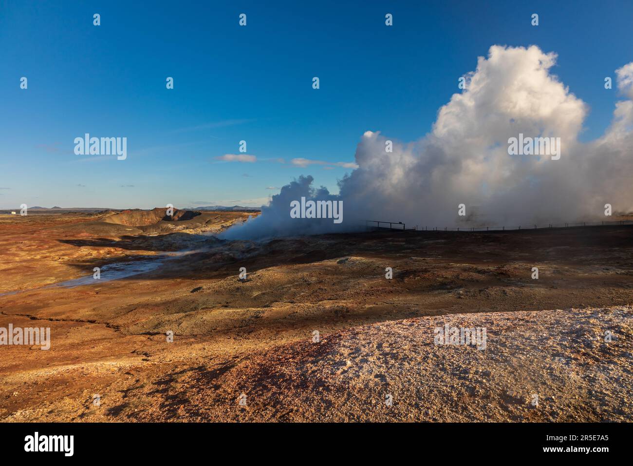 Geothermal industry is very important for the energy of iceland Stock ...