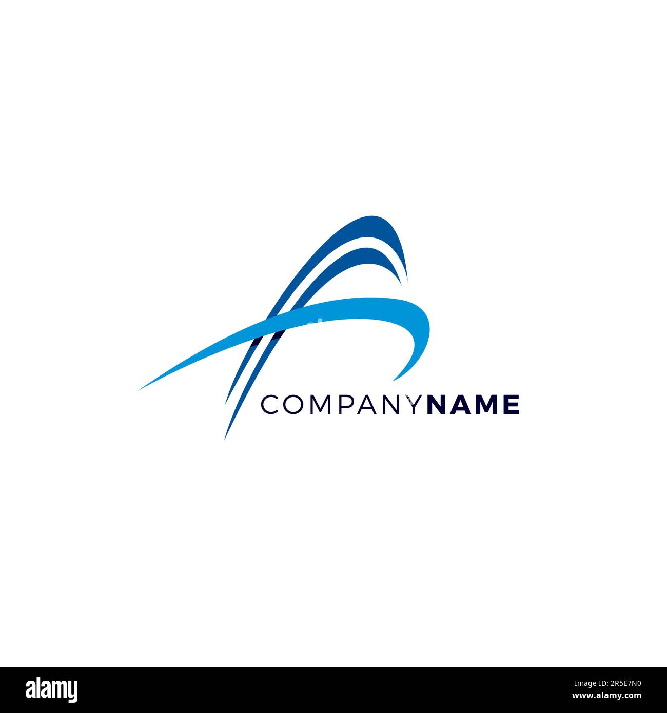 Letter A Abstract Logo. Financial Logo Stock Vector Image & Art - Alamy