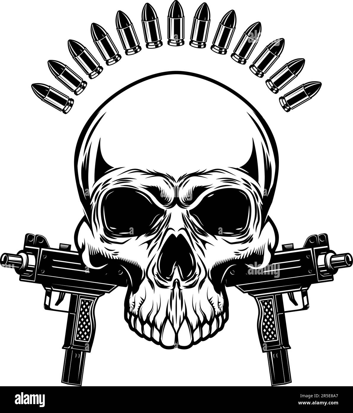 Crossed rifles badge Cut Out Stock Images & Pictures - Alamy