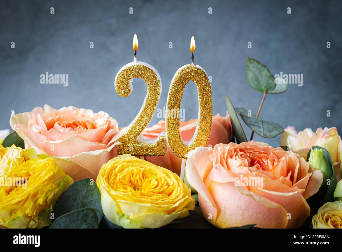 Golden number twenty 20 hi-res stock photography and images - Alamy