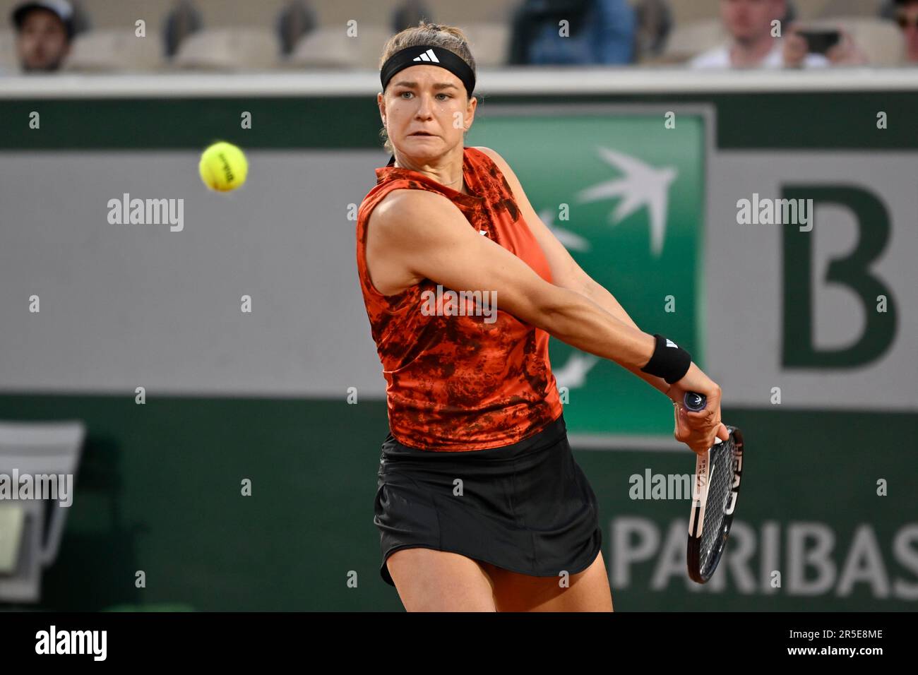 PARIS, IF - 02.06.2023: ROLAND GARROS 2023 - Karolina Muchova during ...