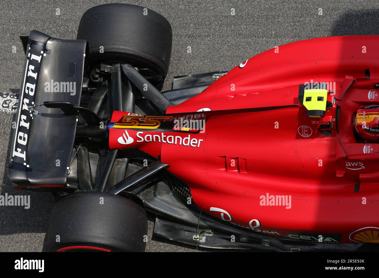 Scuderia Ferrari SF-23, mechanical detail rear diffuser aerodynamism ...