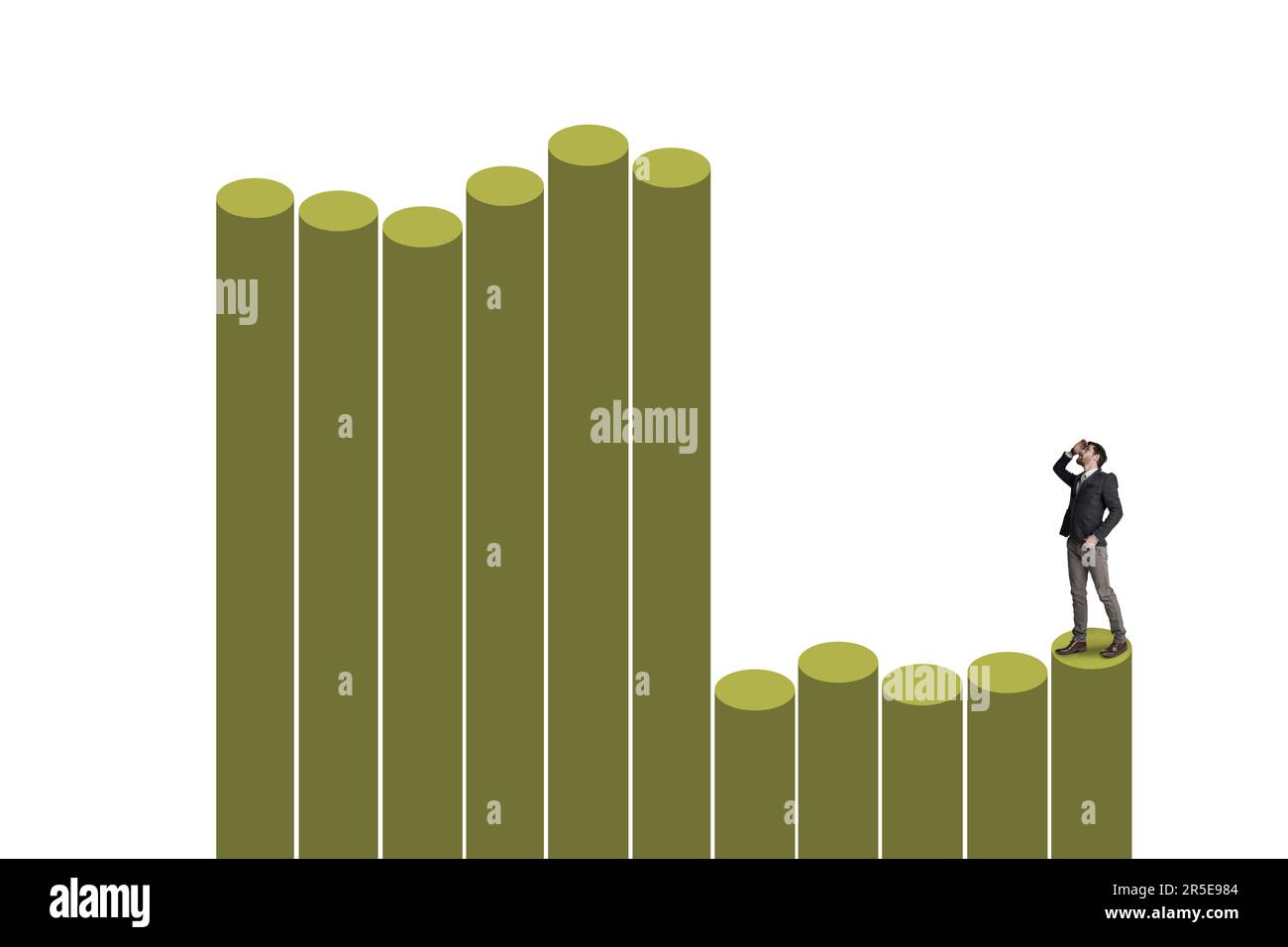 Businessman financial returns graph hi-res stock photography and images ...