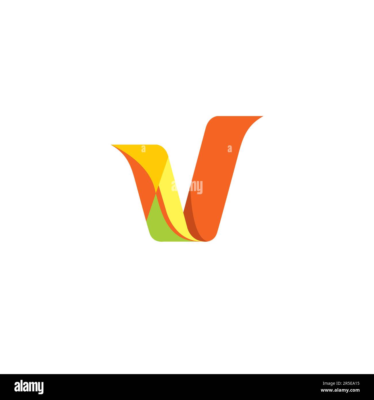 V Logo Simple Design. Letter V Modern Logo Stock Vector Image & Art - Alamy