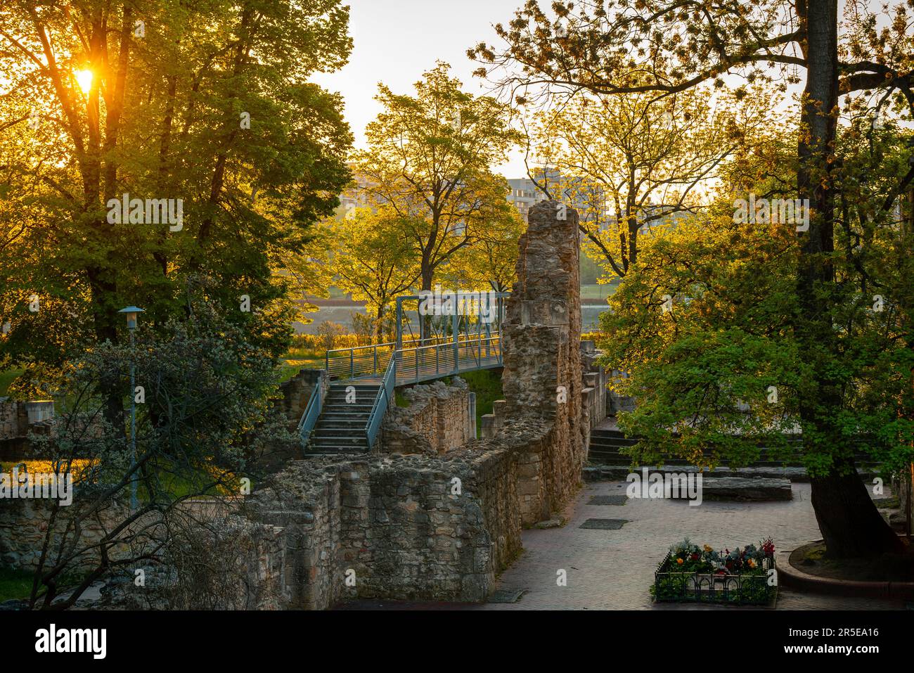 Margit island monastery hi-res stock photography and images - Alamy