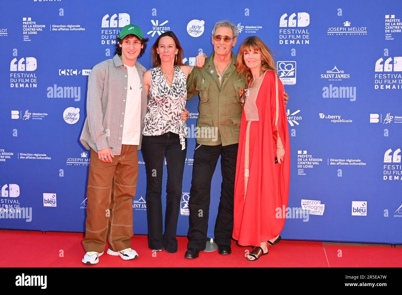 Vierzon, France. 03rd June, 2023. Nemo Schiffman, Juliette Boudre ...