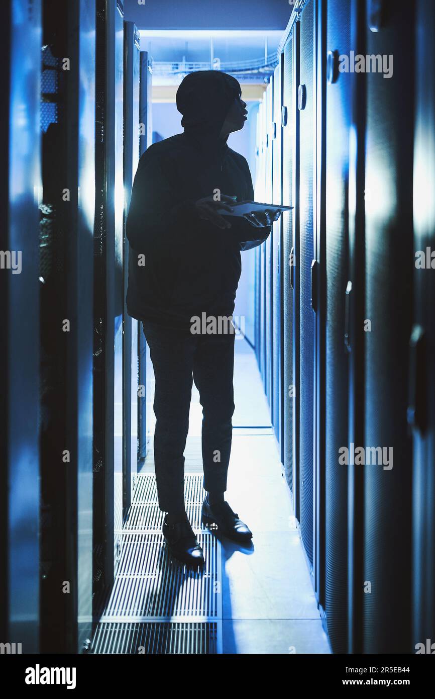 Im about to pull of the heist of the century. a hacker using a digital ...